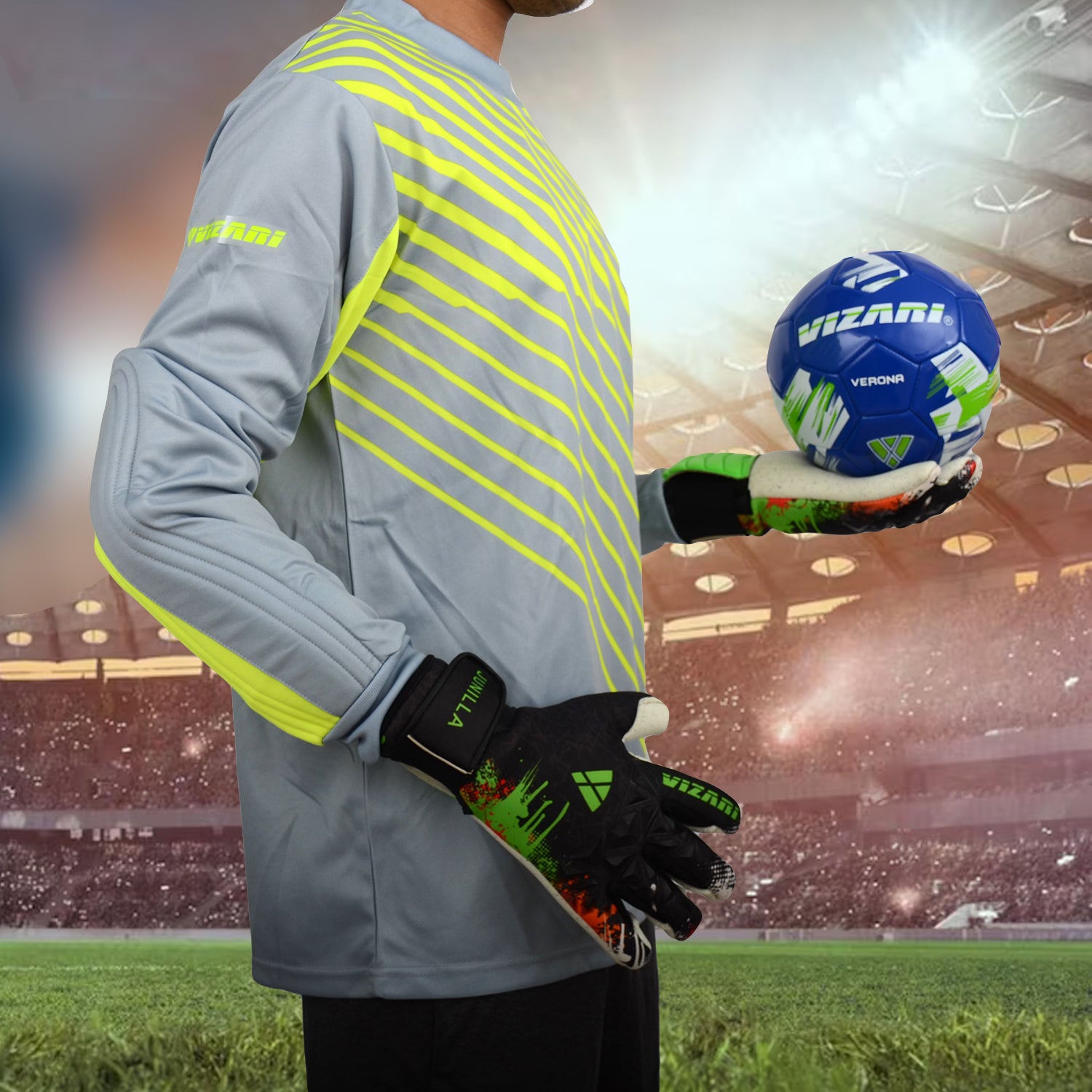 Arroyo Goalkeeper Jersey - Grey/Yellow
