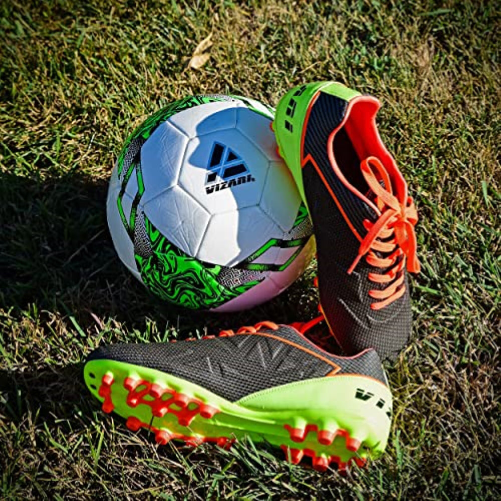Rio Firm Ground Soccer Cleats - Black/Neon Lime – Vizari Sports